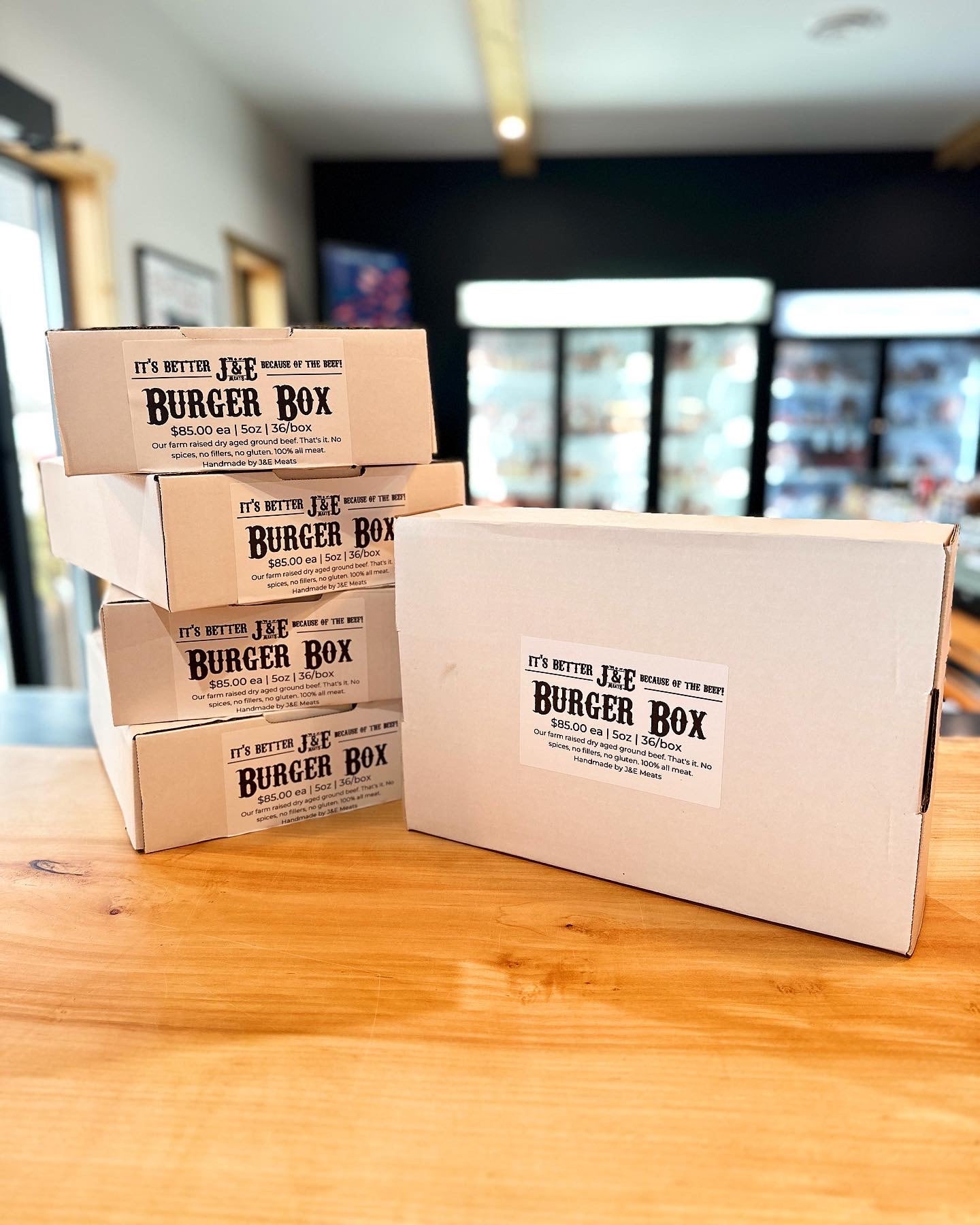 5oz Burger Box | Welcome to J&E Meats